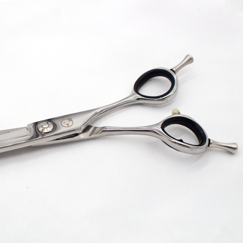 Offset Serrated 8" Straights - Grooming Shears