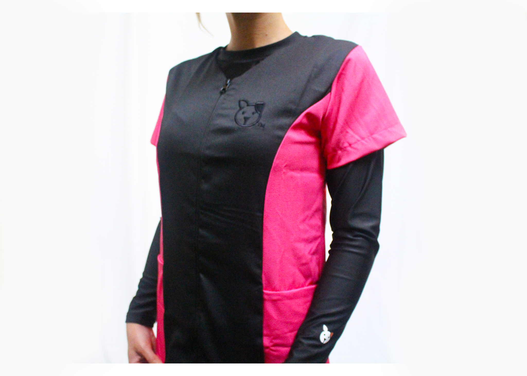 Colored Grooming Smocks: Black Logo - Loyalty Pet Products